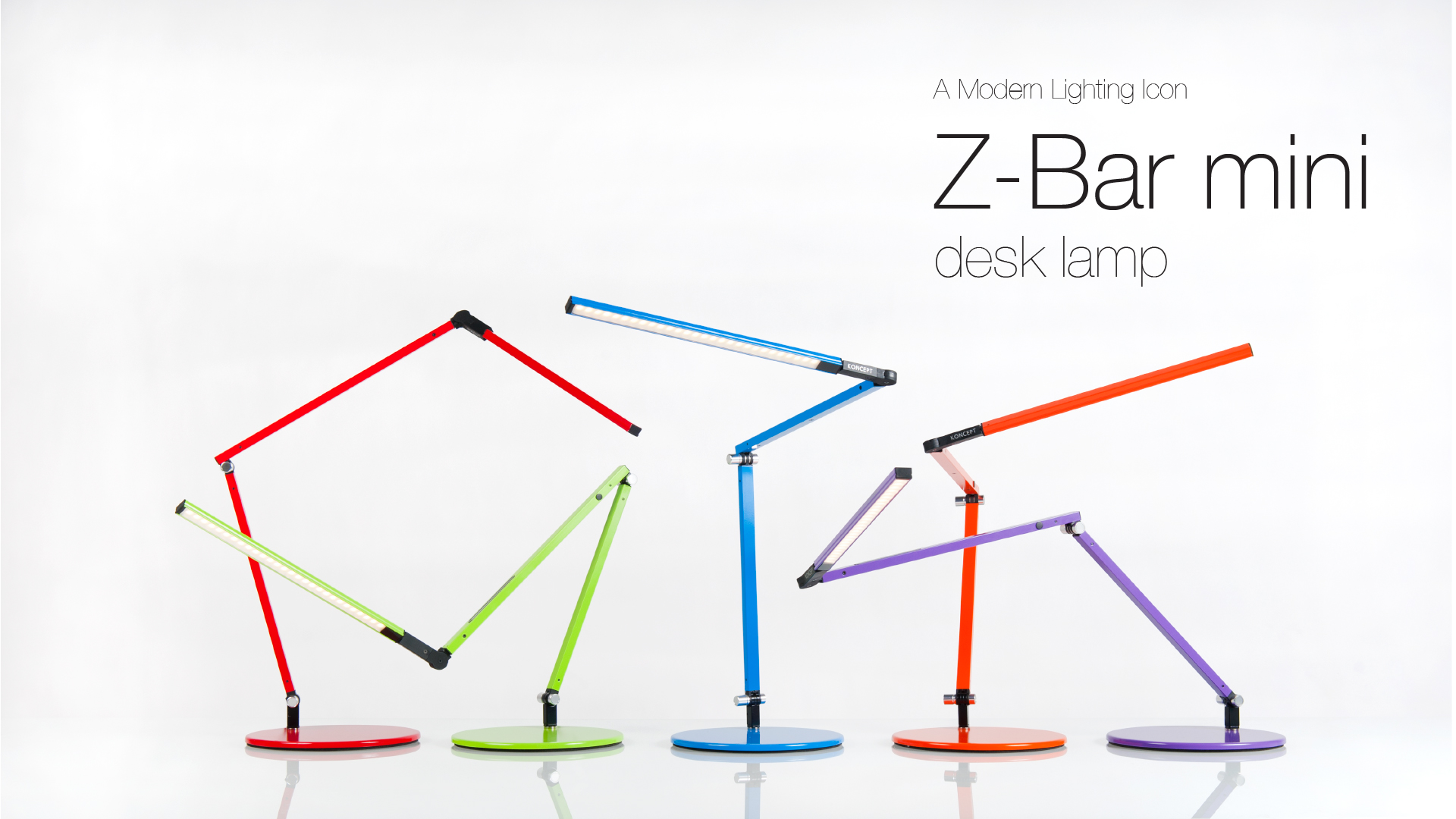 LED Desk Lamps, Floor Lamps, Undercabinet Lights and More by Koncept